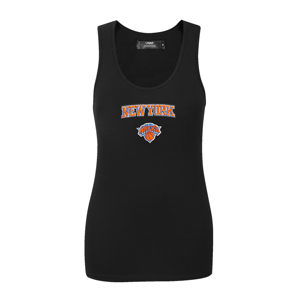 NBA NEW YORK KNICKS CLASSIC WOMEN'S RELAXED FIT RACERBACK (BLACK) – Pro ...