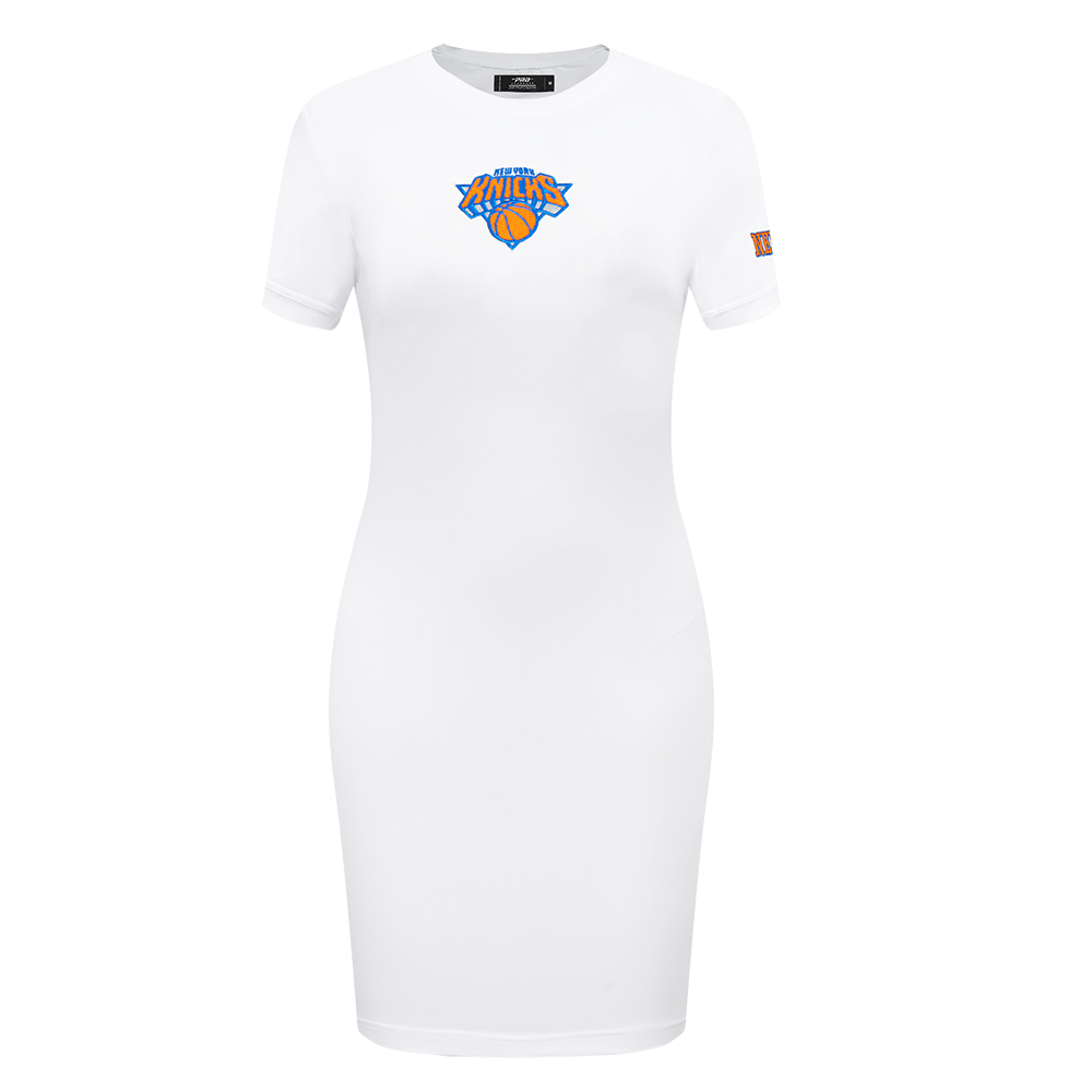 NBA NEW YORK KNICKS CLASSIC WOMEN'S BODYCON DRESS (WHITE) – Pro Standard