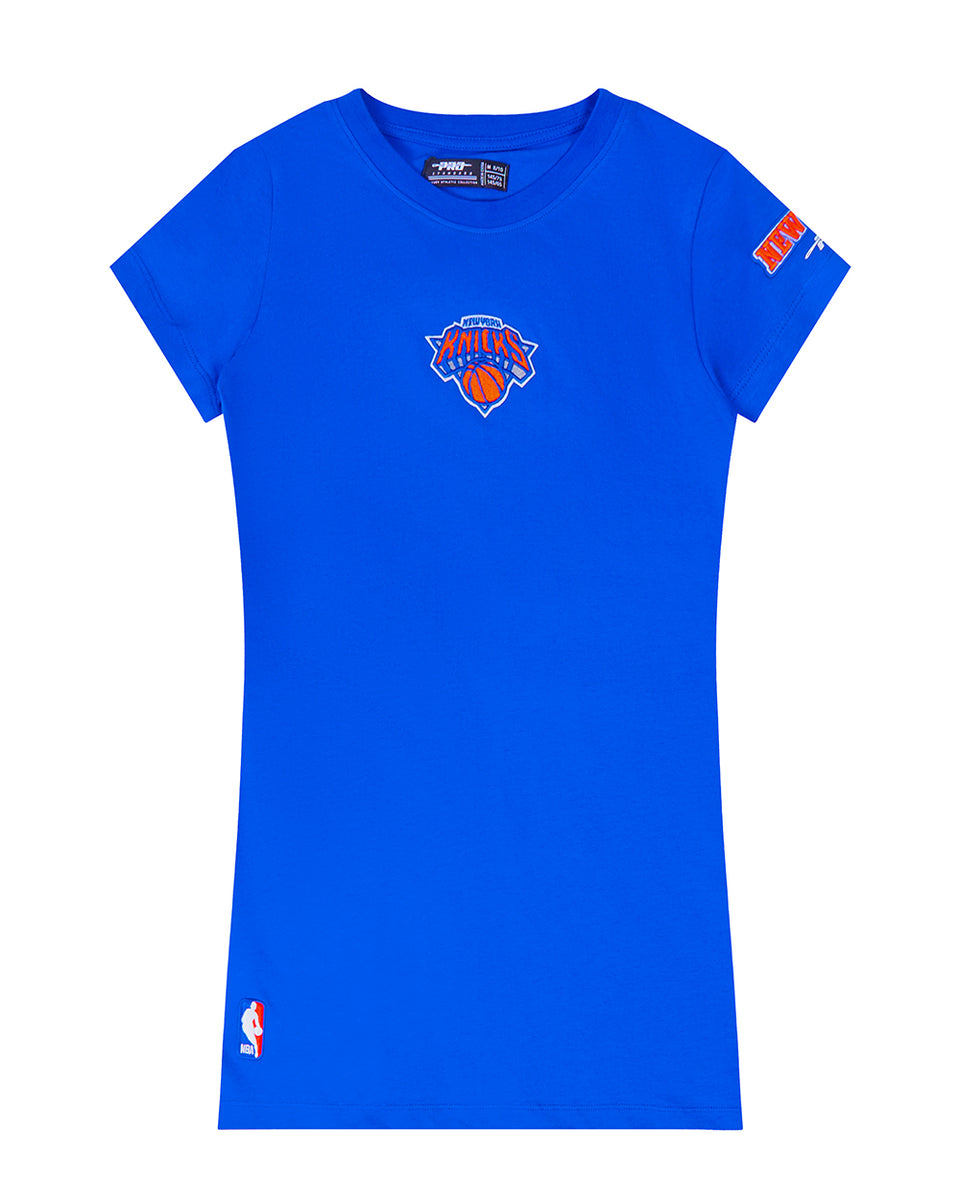 NBA NEW YORK KNICKS CLASSIC BIG GIRLS TEE DRESS (ROYAL BLUE) – Pro Standard