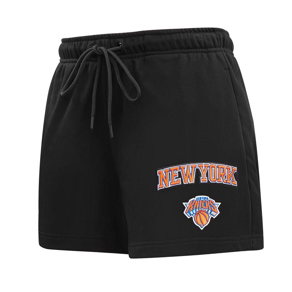 NBA NEW YORK KNICKS CLASSIC WOMEN'S FLEECE SHORT (BLACK) – Pro Standard