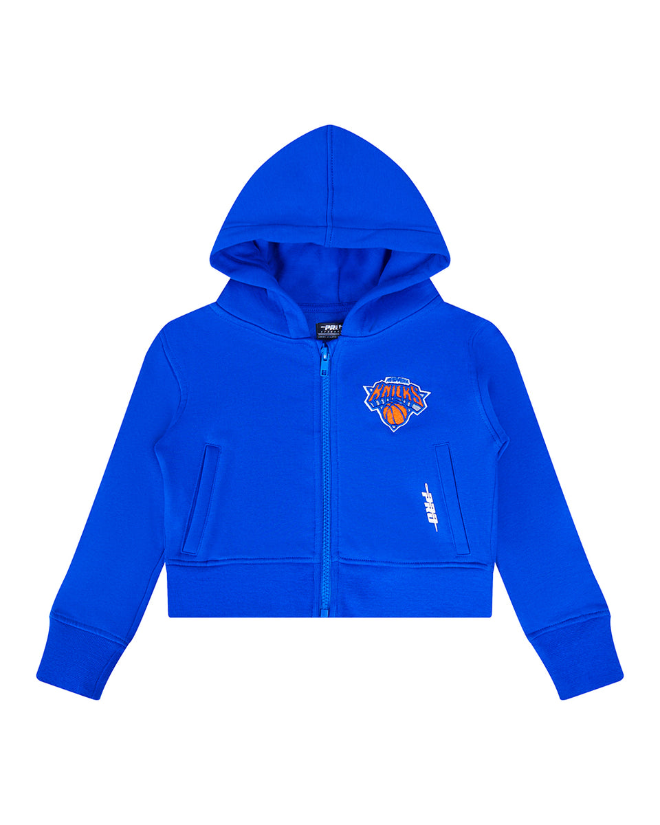 NBA NEW YORK KNICKS CLASSIC TODDLER GIRLS FLEECE FULL ZIP HOODIE (ROYA ...
