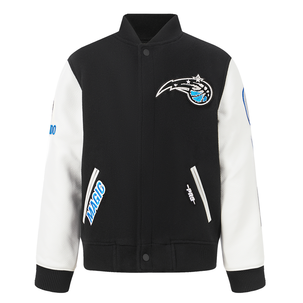 NBA ORLANDO MAGIC CLASSIC BIG BOYS WOOL VARSITY JACKET (BLACK/WHITE ...