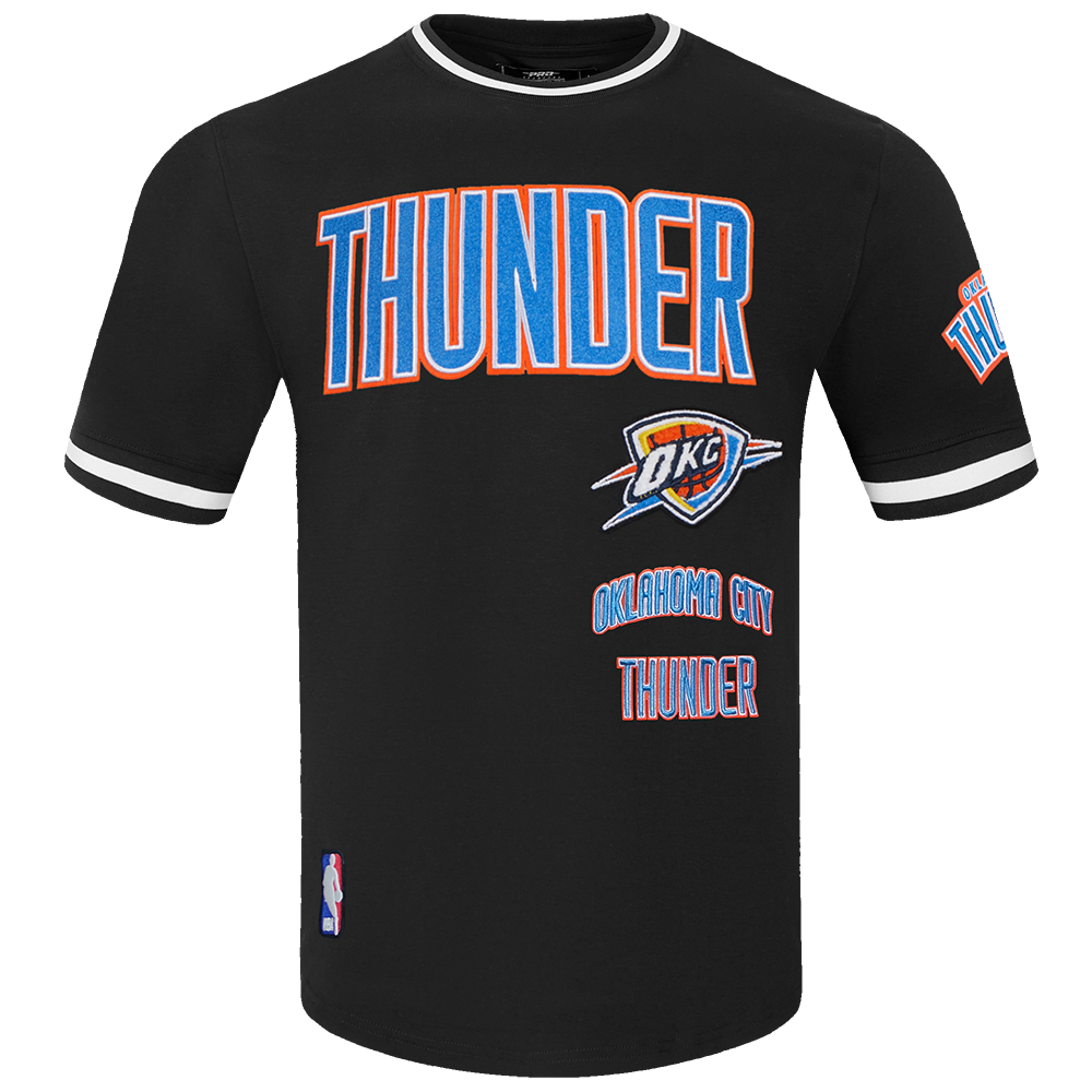 NBA OKLAHOMA CITY THUNDER RETRO CLASSIC MEN'S TEE (BLACK) – Pro Standard
