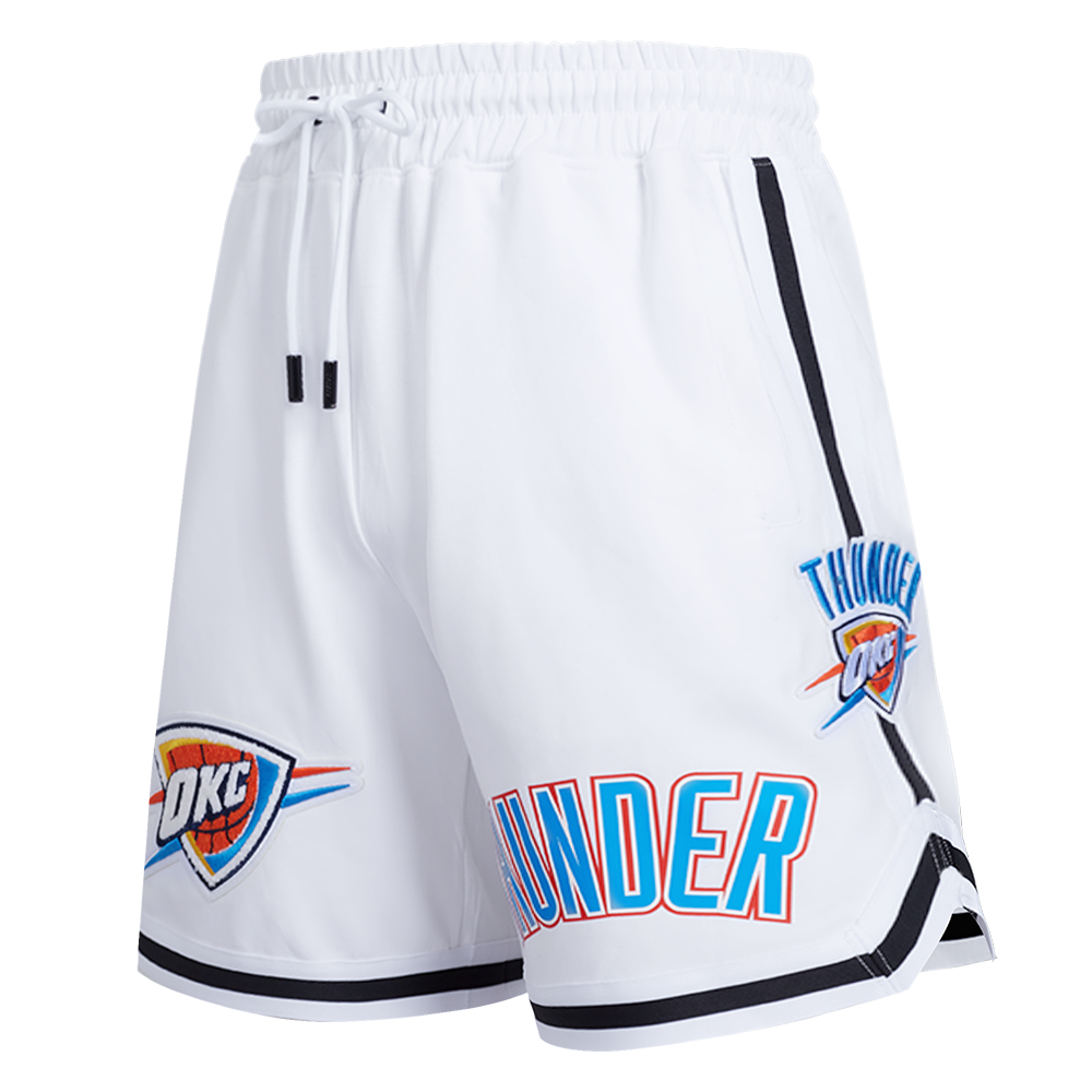 NBA OKLAHOMA CITY THUNDER CLASSIC CHENILLE MEN'S SHORT (WHITE) – Pro ...