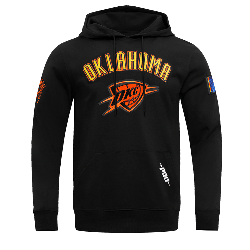NBA OKLAHOMA CITY THUNDER CITY EDITION 24-25 MEN'S FLEECE PULLOVER HOO ...