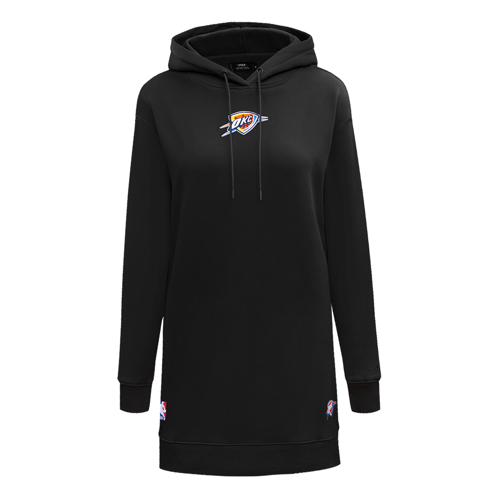 NBA OKLAHOMA CITY THUNDER CLASSIC WOMEN'S HOODIE DRESS (BLACK) – Pro ...