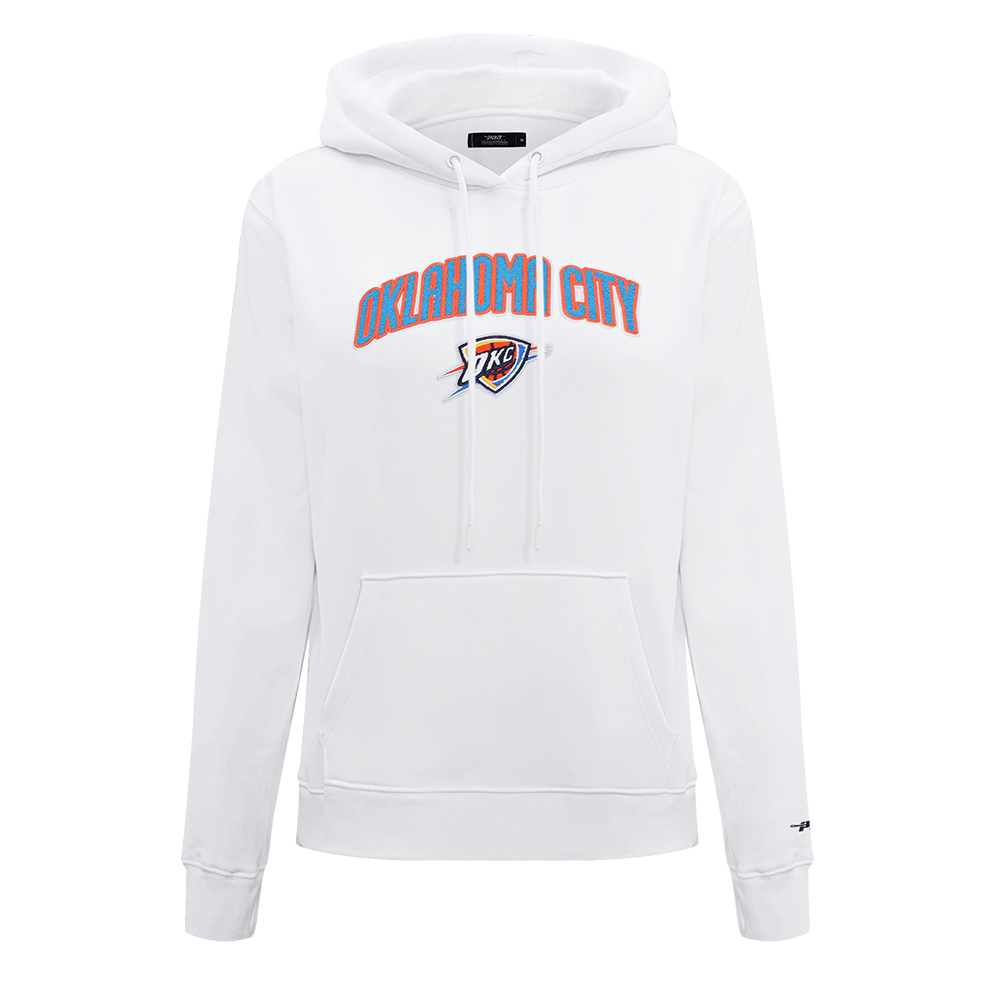 NBA OKLAHOMA CITY THUNDER CLASSIC WOMEN'S PULLOVER HOODIE (WHITE) – Pro ...