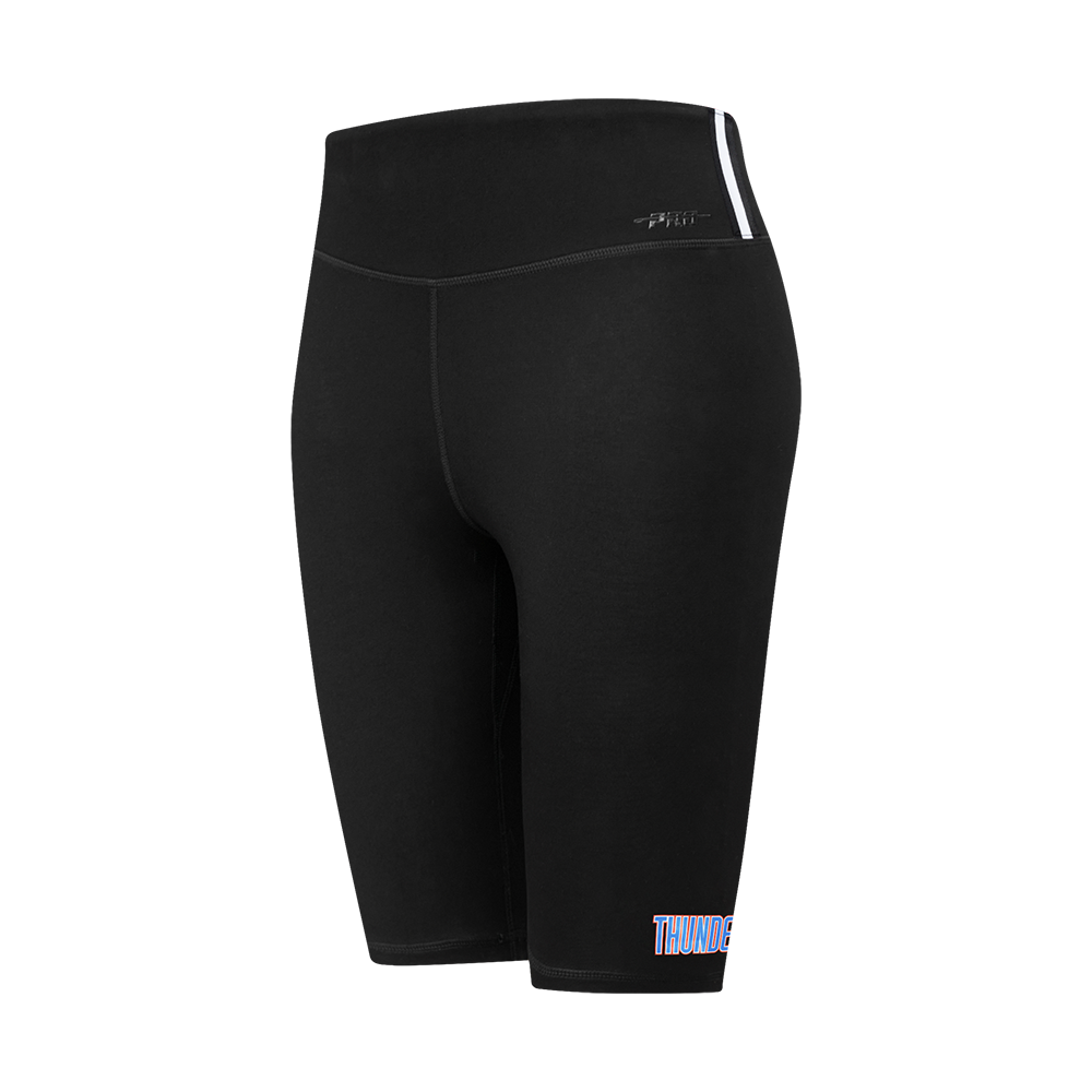 NBA OKLAHOMA CITY THUNDER CLASSIC WOMEN'S COTTON BIKE SHORT (BLACK ...