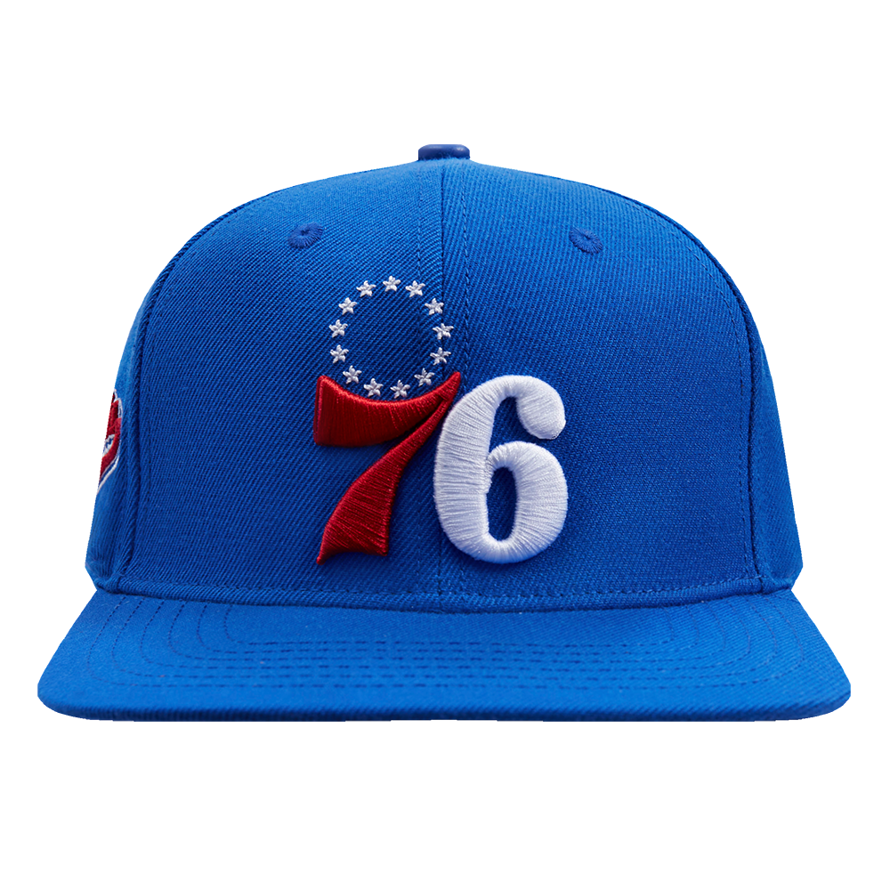 NBA PHILADELPHIA 76ers SCRIPT TAIL WOOL SNAPBACK (ROYAL BLUE) – Pro ...