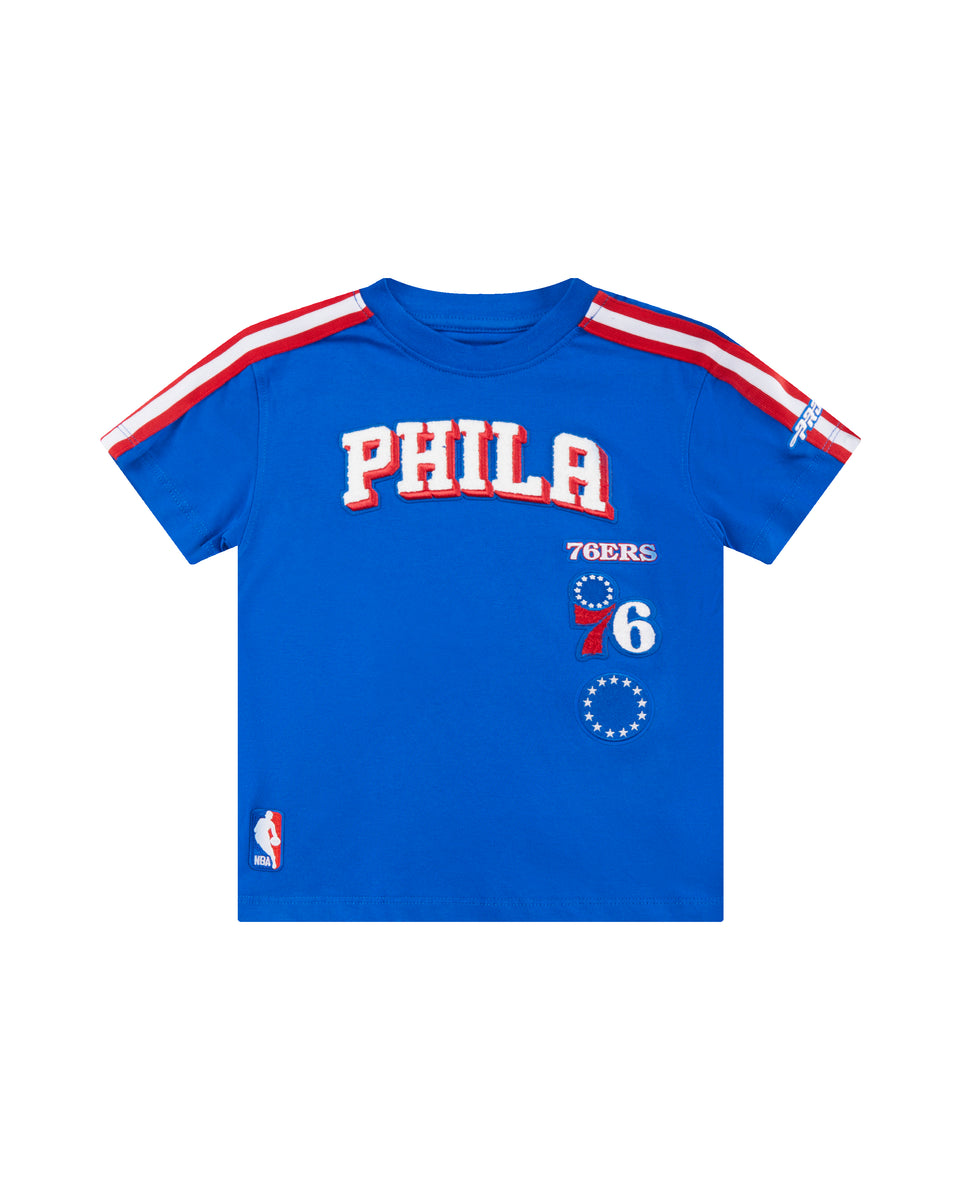 NBA PHILADELPHIA 76ERS RETRO CLASSIC TODDLER BOYS SHORT SLEEVE TAPING ...