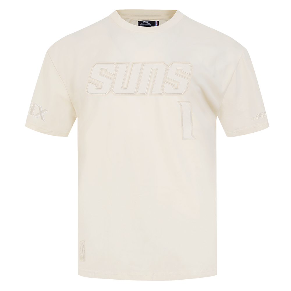 NBA PHOENIX SUNS DEVIN BOOKER #1 NEUTRAL PNN MEN'S CJ DROP SHOULDER TE ...