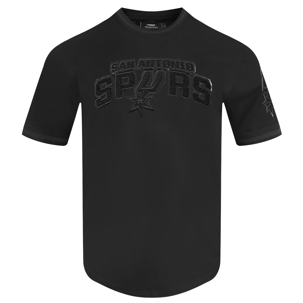 NBA SAN ANTONIO SPURS TRIPLE BLACK MEN'S LOGO PRO TEAM SS (TRIPLE BLAC ...