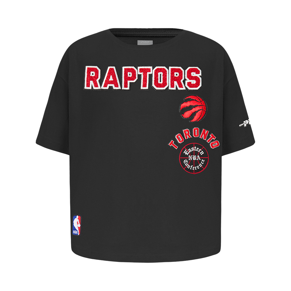NBA TORONTO RAPTORS RETRO CLASSIC LITTLE GIRLS SHORT SLEEVE BOXY TEE ...