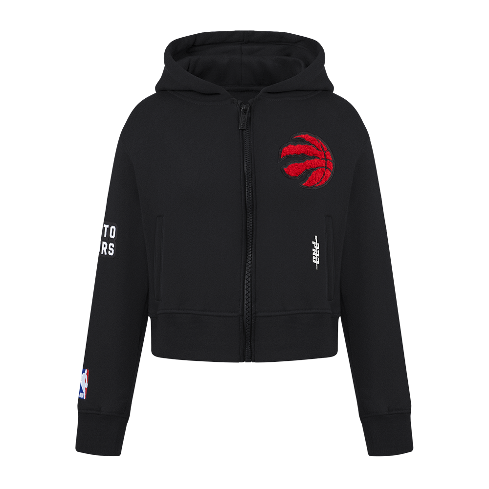 NBA TORONTO RAPTORS CLASSIC LITTLE GIRLS FLEECE FULL ZIP HOODIE (BLACK ...