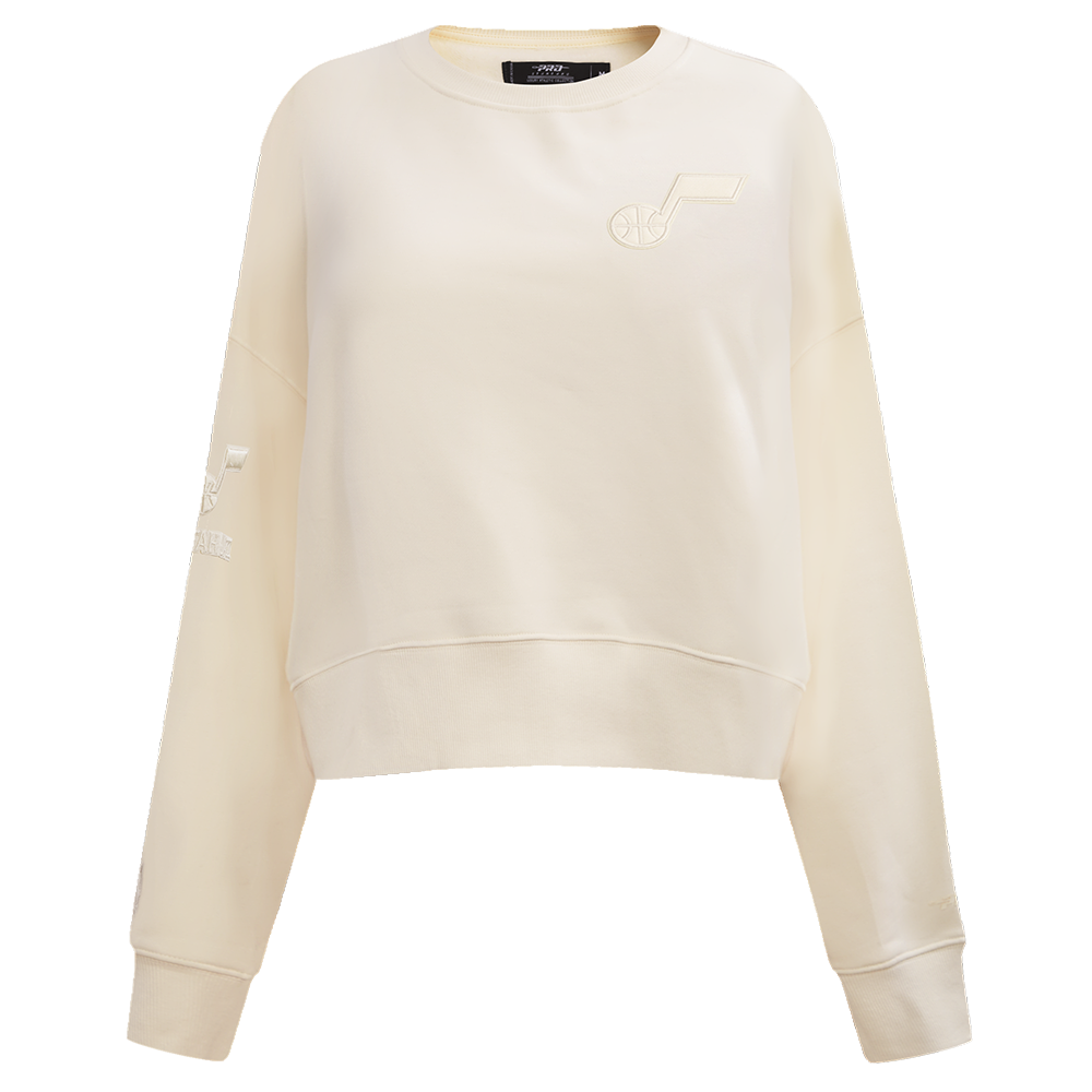 NBA UTAH JAZZ NEUTRAL FLEECE CREWNECK (EGGSHELL) – Pro Standard