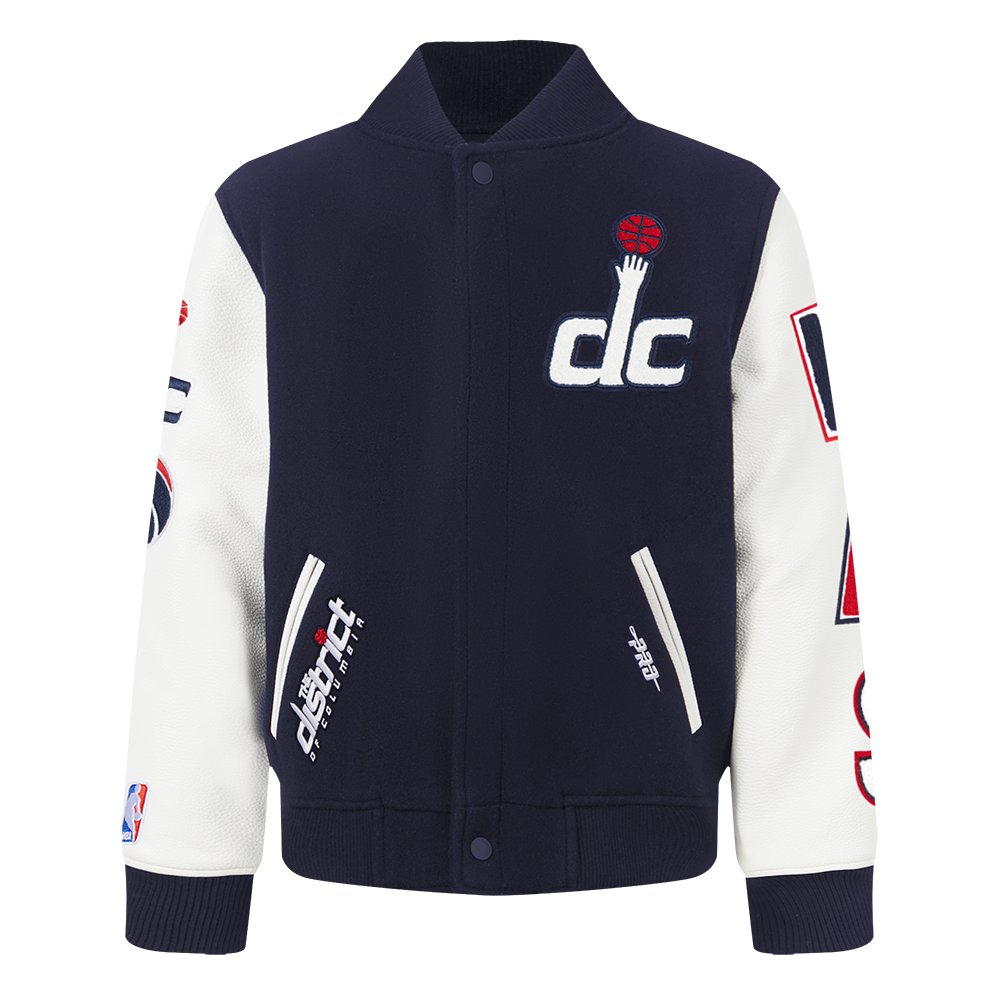 Pro Standard NBA Washington Wizards Chenille Varsity Jacket - Youth