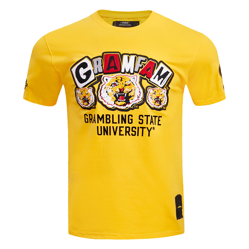 GRAMBLING STATE UNIVERSITY HOMECOMING SINGLE JERSEY MEN'S TEE (YELLOW ...