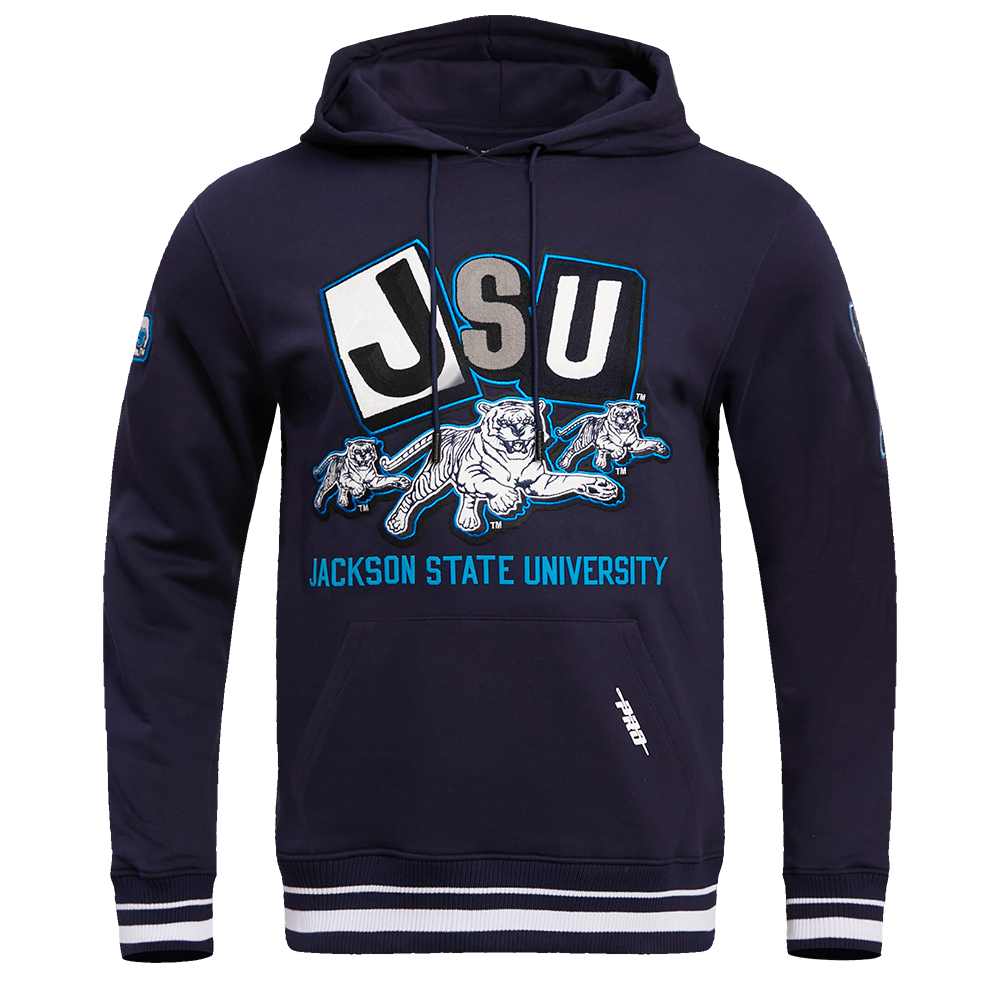 JACKSON STATE UNIVERSITY HOMECOMING MEN'S RIB PULLOVER HOODIE (MIDNIGH ...