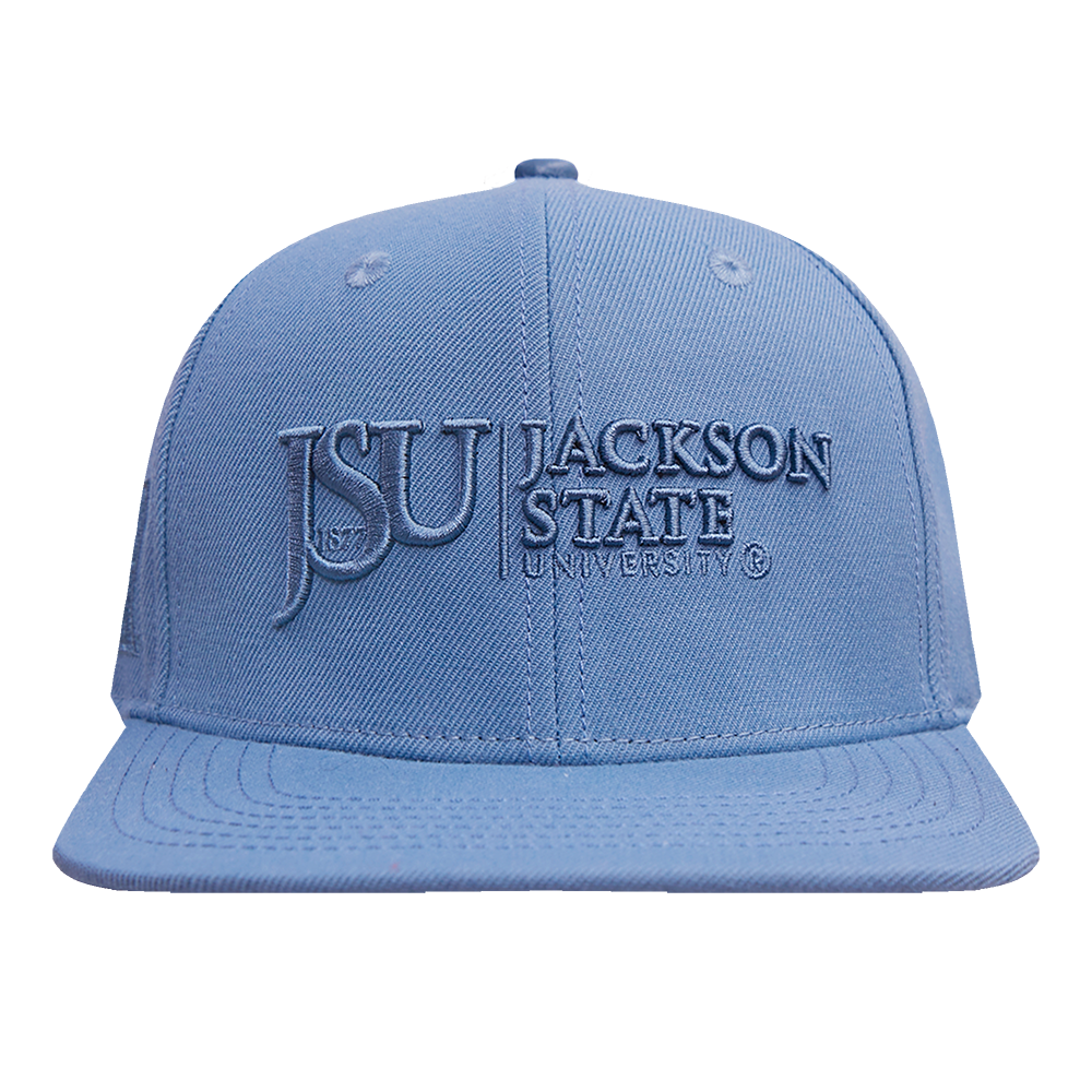 Jackson State University NEUTRAL WOOL SNAPBACK (STEEL BLUE) – Pro Standard