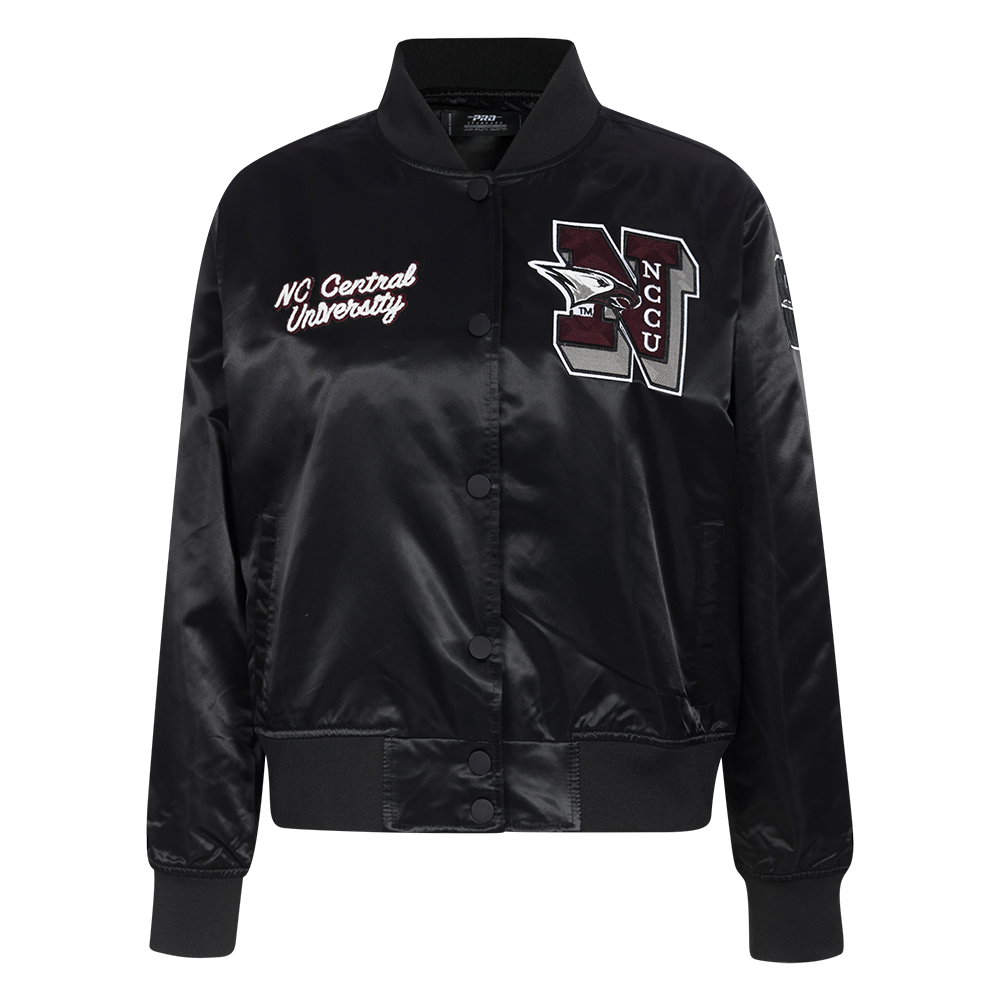 NORTH CAROLINA CENTRAL UNIVERSITY CLASSIC SATIN JACKET (BLACK) – Pro ...