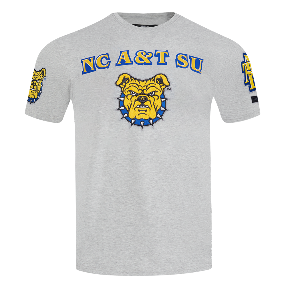 NORTH CAROLINA A&T STATE UNIVERSITY CLASSIC MEN'S STACKED LOGO (HEATHE ...