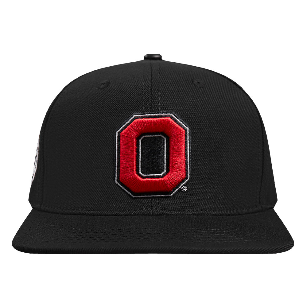 OHIO STATE UNIVERSITY CLASSIC MEN'S PRIMARY LOGO WOOL SNAPBACK (BLACK ...