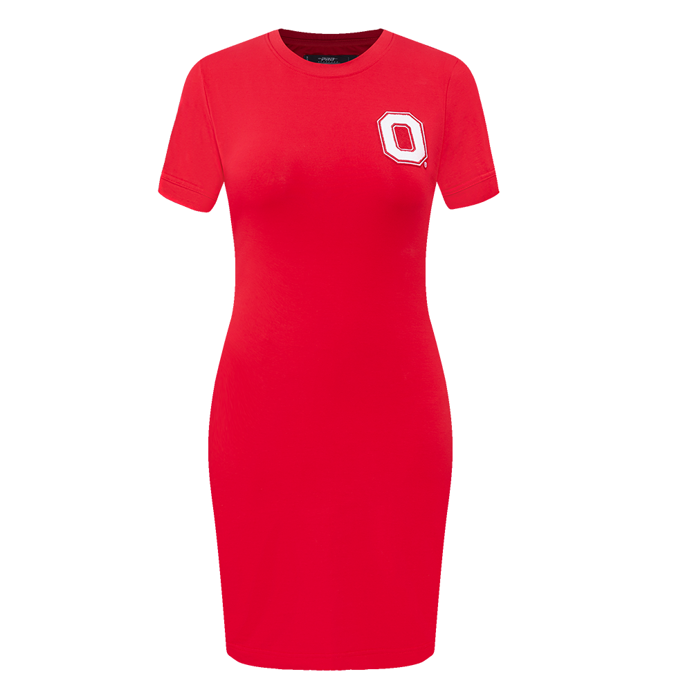 OHIO STATE UNIVERSITY CLASSIC WOMEN'S BODYCON DRESS (RED) – Pro Standard