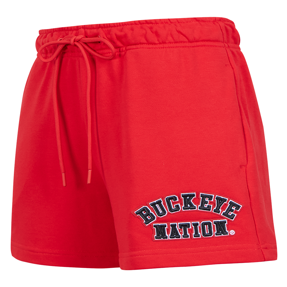 OHIO STATE UNIVERSITY CLASSIC WOMEN'S FLEECE SHORT (RED) – Pro Standard