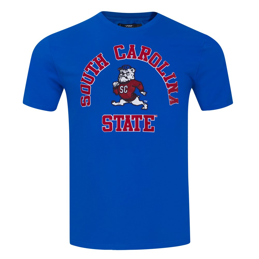 SOUTH CAROLINA STATE UNIVERSITY CLASSIC MEN'S STACKED LOGO TEE (ROYAL ...