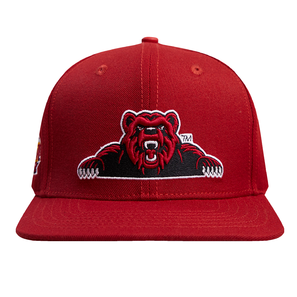 SHAW UNIVERSITY CLASSIC UNISEX PRIMARY LOGO WOOL SNAPBACK HAT (CARDINA ...