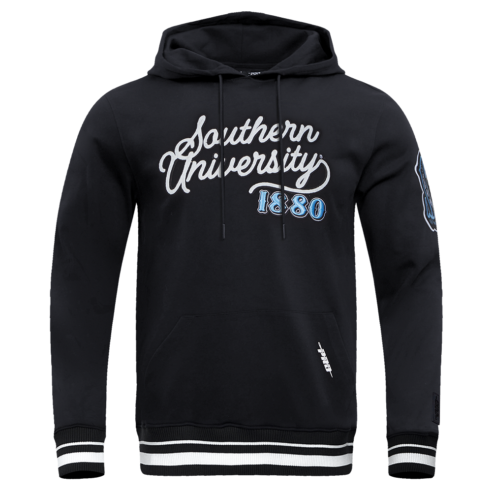 SOUTHERN UNIVERSITY VINTAGE VARSITY MEN'S FLEECE RIB PULLOVER HOODIE ...