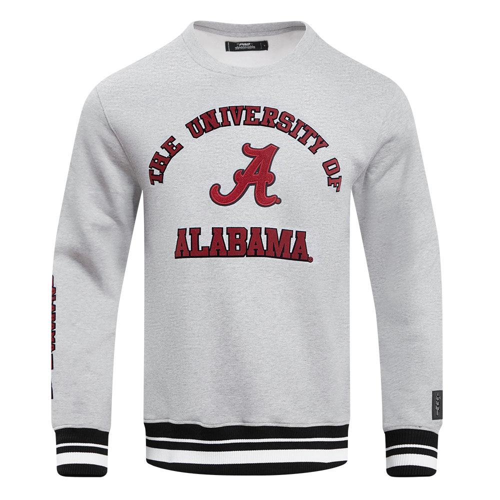UNIVERSITY OF ALABAMA CLASSIC MEN'S CREWNECK (HEATHER GRAY/BLACK) – Pro ...
