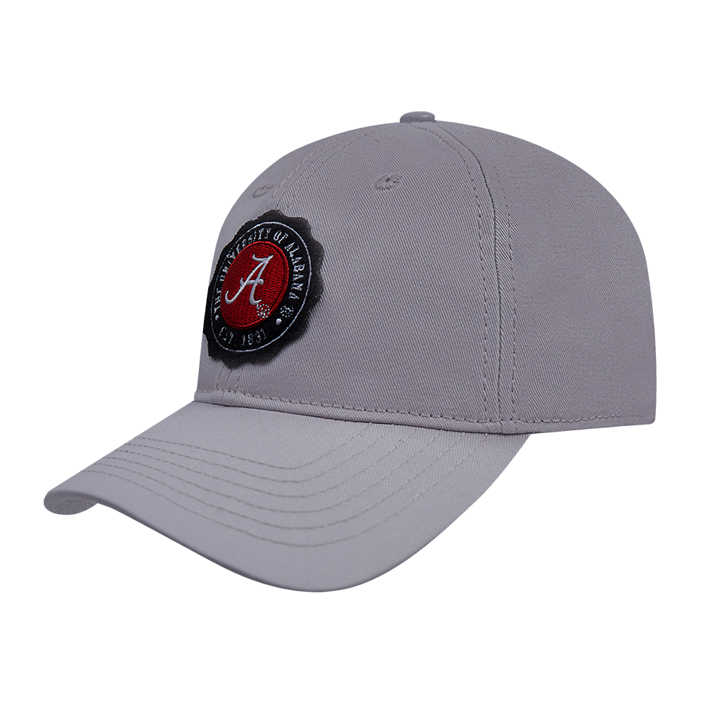 COLLEGE UNIVERSITY OF ALABAMA CREST EMBLEM MEN'S DAD HAT (GRAY) – Pro ...