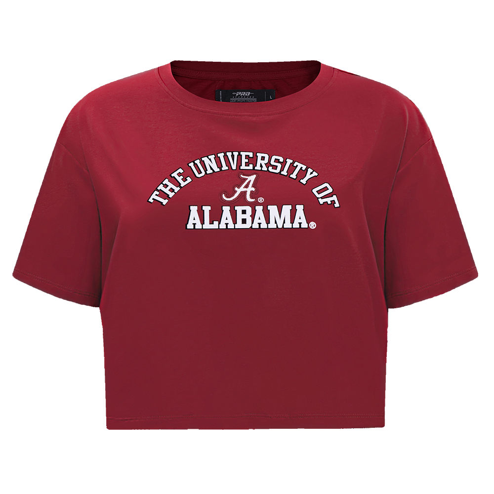 UNIVERSITY OF ALABAMA CLASSIC WOMEN'S SINGLE JERSEY BOXY TEE (CARDINAL ...