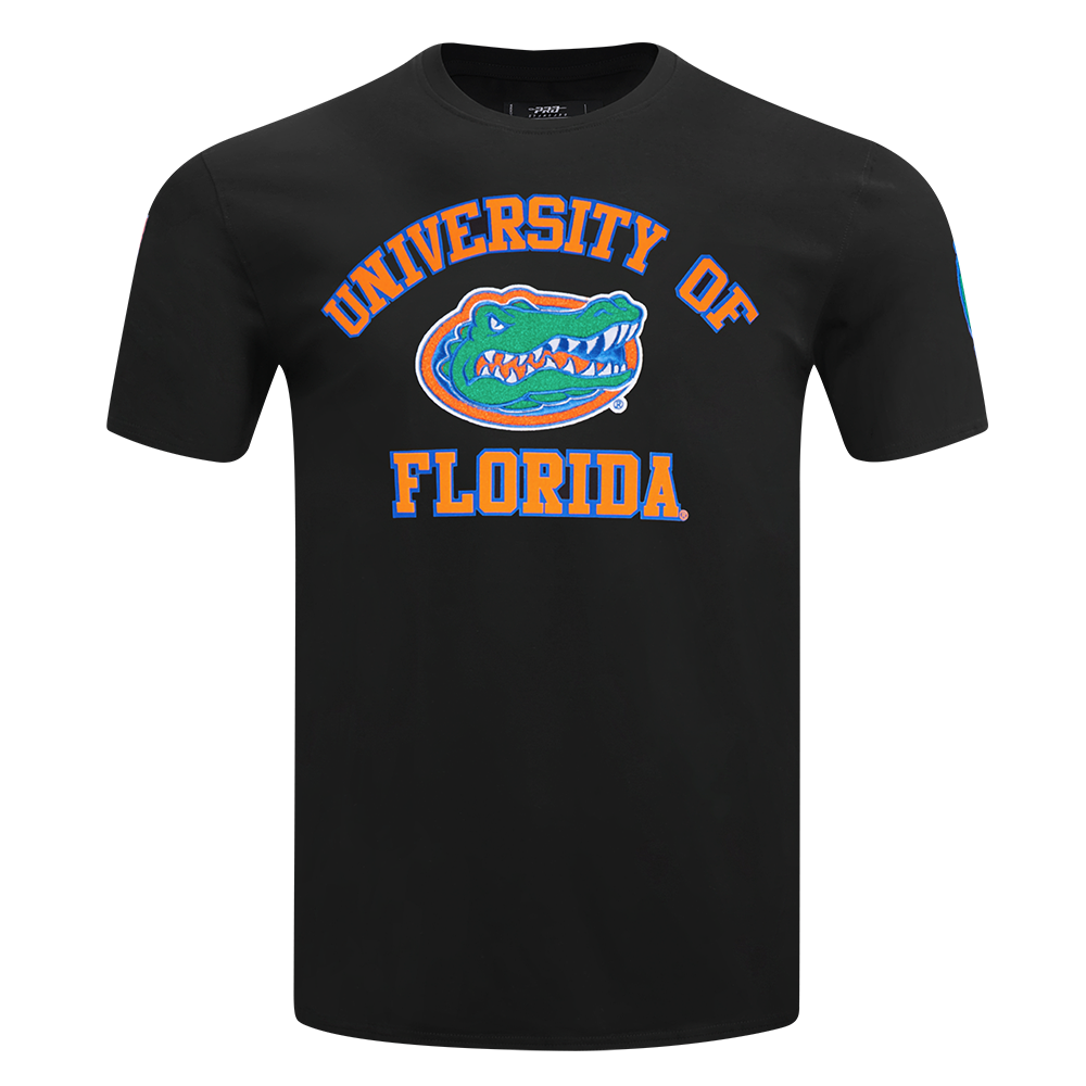 UNIVERSITY OF FLORIDA CLASSIC MEN'S STACKED LOGO TEE (BLACK) – Pro Standard