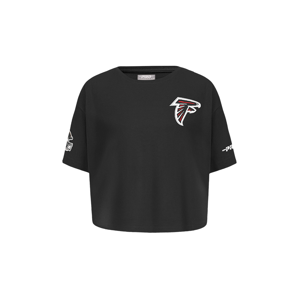 NFL ATLANTA FALCONS CLASSIC TODDLER GIRLS SHORT SLEEVE BOXY TEE (BLACK ...