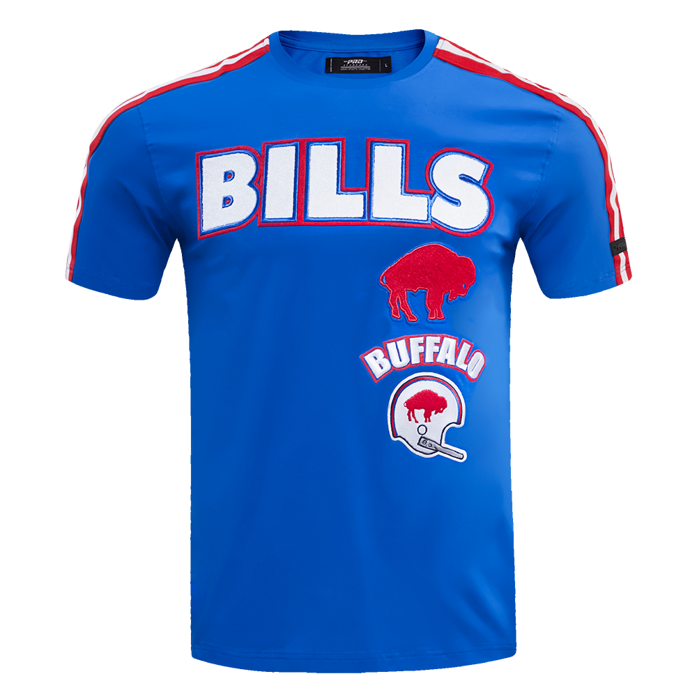 NFL BUFFALO BILLS RETRO CLASSIC MEN'S STRIPED TEE (ROYAL BLUE/RED ...