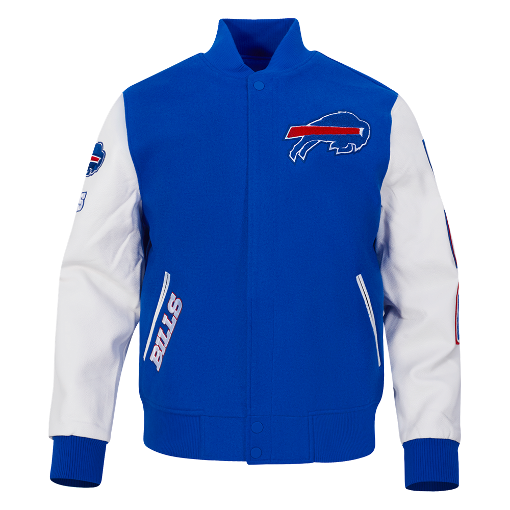 NFL BUFFALO BILLS CLASSIC WOOL MEN'S VARSITY JACKET (ROYAL/WHITE) – Pro ...