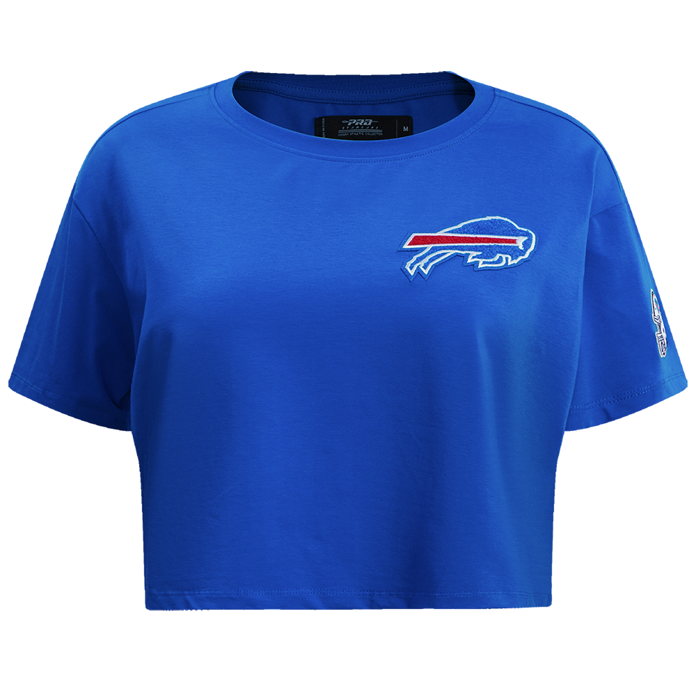 NFL BUFFLO BILLS CLASSIC WOMEN'S BOXY TEE (ROYAL BLUE) – Pro Standard