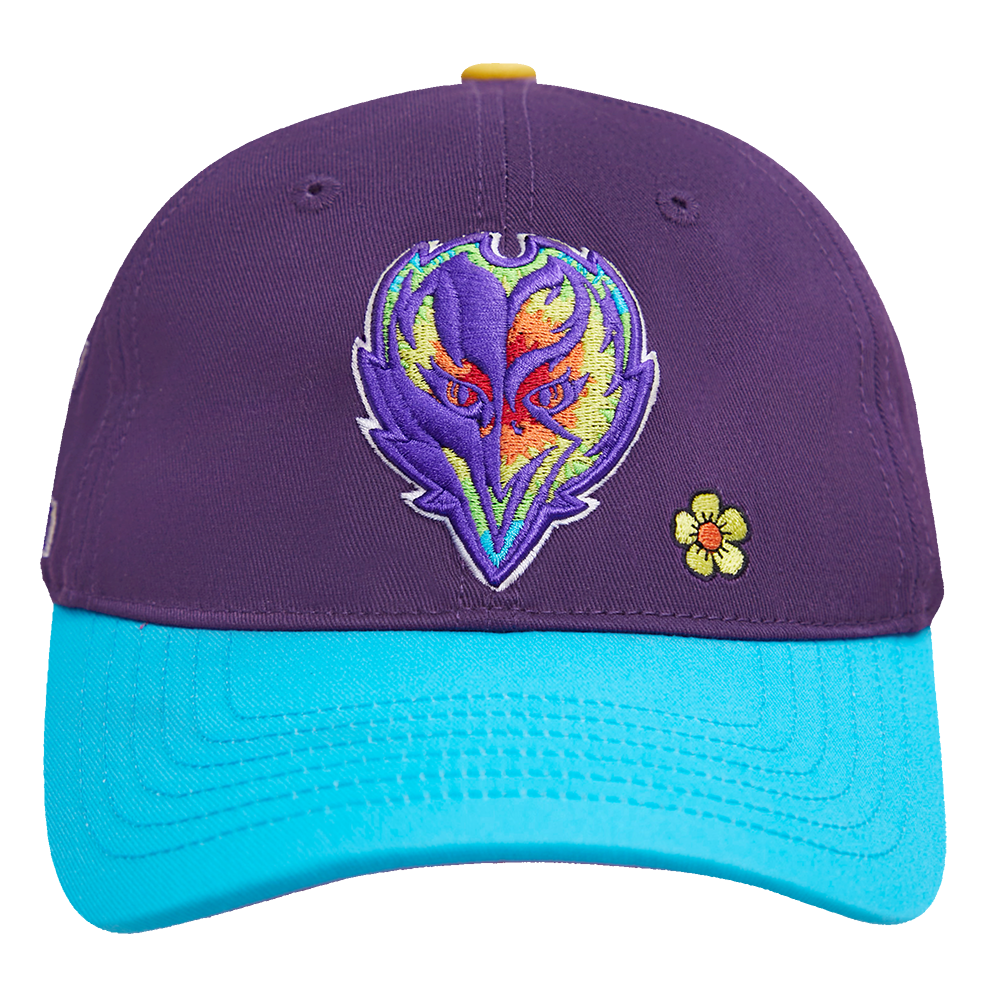 NFL BALTIMORE RAVENS TRIPPY TD DAD HAT (PURPLE/MULTI) – Pro Standard