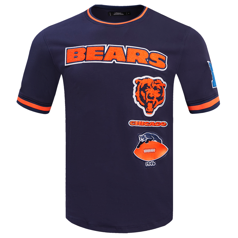 NFL CHICAGO BEARS RETRO CLASSIC MEN'S TEE (MIDNIGHT NAVY/ORANGE/MIDNIG ...