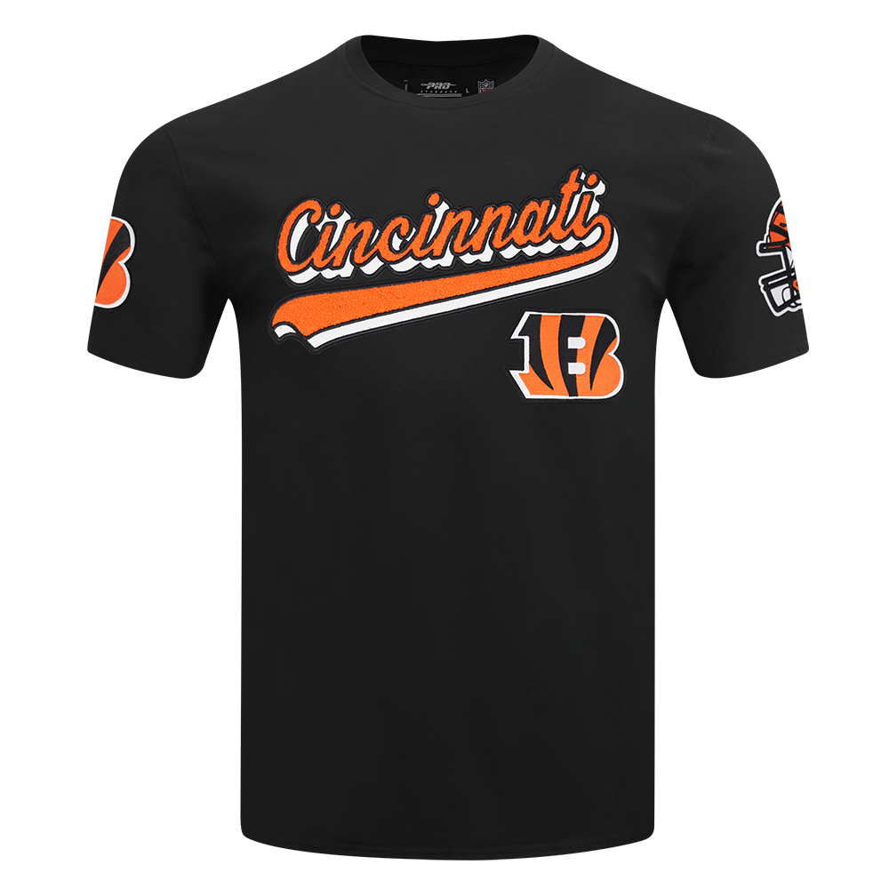 Pro Standard NFL Cincinnati Bengals Script Tail Tee - Men's