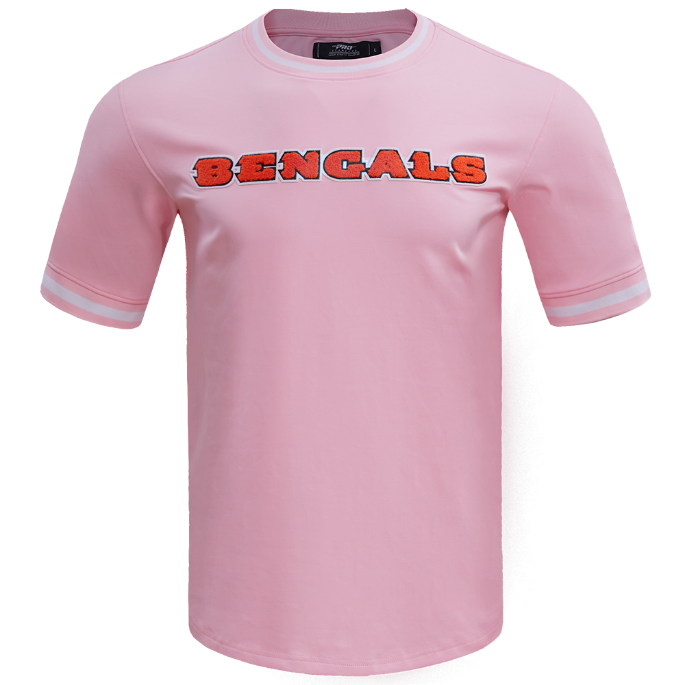 NFL CINCINNATI BENGALS CLASSIC CHENILLE MEN'S TEE (PINK) – Pro Standard
