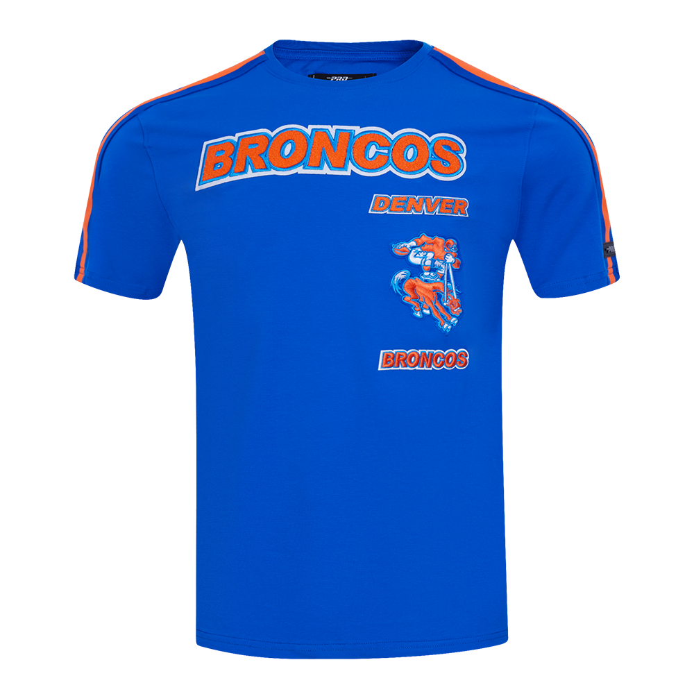 NFL DENVER BRONCOS RETRO CLASSIC MEN'S STRIPED TEE (ROYAL BLUE/ORANGE ...