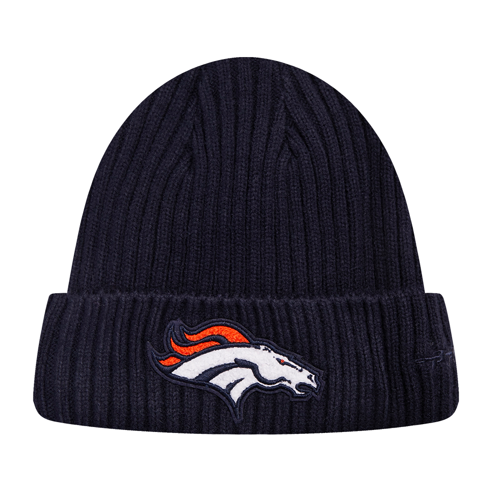 NFL DENVER BRONCOS MASH UP BEANIE (MIDNIGHT NAVY) – Pro Standard