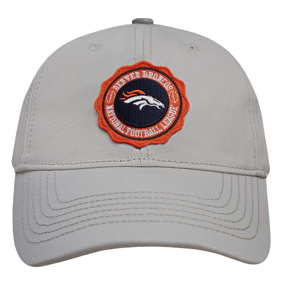NFL DENVER BRONCOS CREST EMBLEM DAD HAT (GRAY) – Pro Standard