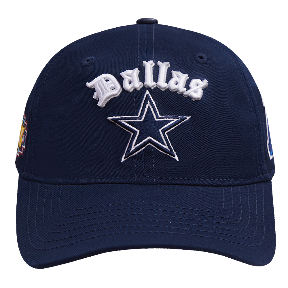 NFL DALLAS COWBOYS OLD ENGLISH MEN'S DAD HAT (MIDNIGHT NAVY) – Pro Standard