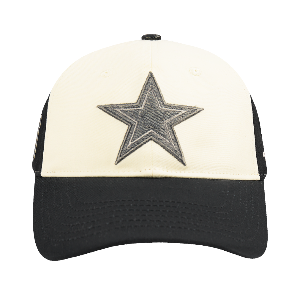 NFL DALLAS COWBOYS REVERSE FRENCH TERRY DAD HAT (EGGSHELL/ BLACK) – Pro ...