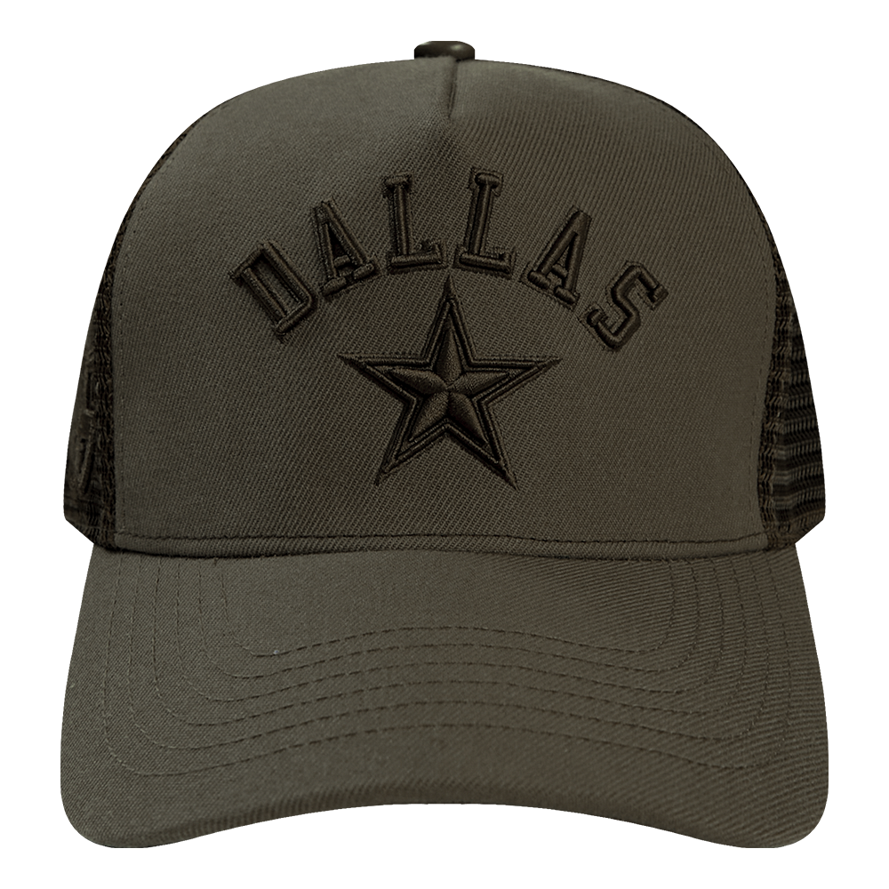 NFL DALLAS COWBOYS NEUTRAL PINCH FRONT TRUCKER HAT (DARK TAUPE) – Pro ...