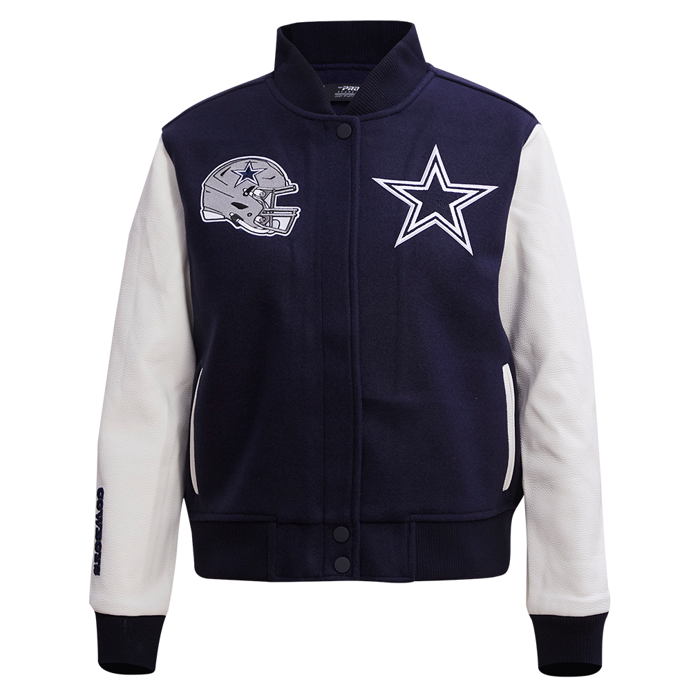 NFL DALLAS COWBOYS CLASSIC WOOL WOMEN'S VARSITY JACKET (MIDNIGHT NAVY ...